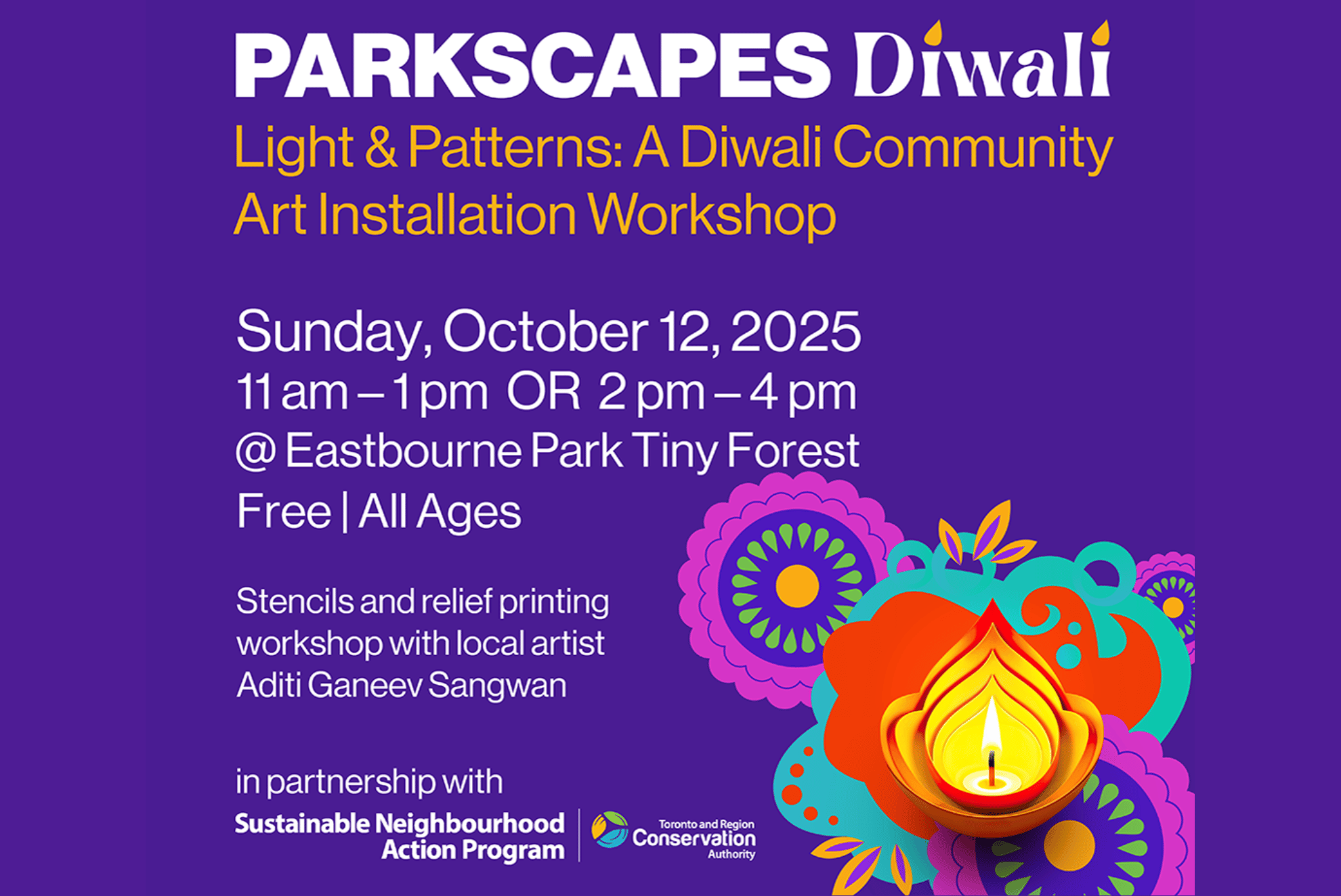 Parkscapes Diwali - Light & Patterns: A Diwali Community Art ...